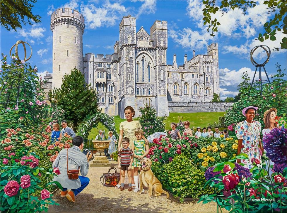 Arundel Castle Gardens | Trevor Mitchell - Artist