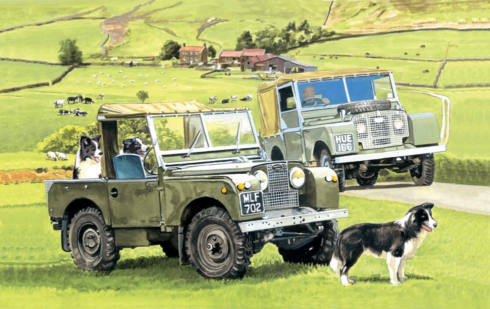 Series One Land Rovers | Trevor Mitchell - Artist